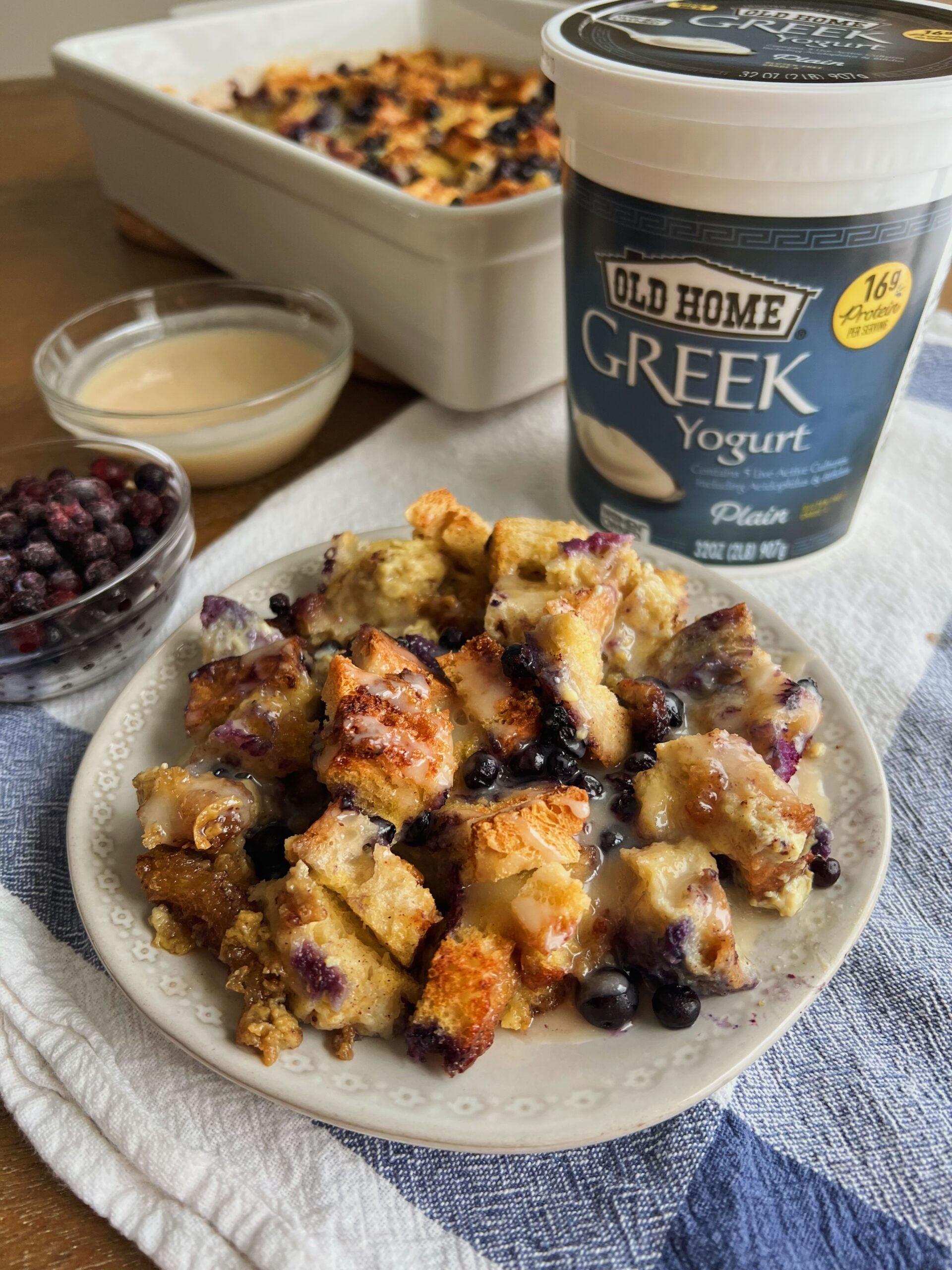 Blueberry French Toast Bake - Old Home Foods
